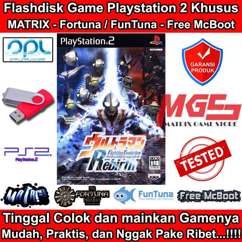 Ps2 PS 2 Ultraman Fighting Evolution Rebirth Game Flashdisk | Shopee ...