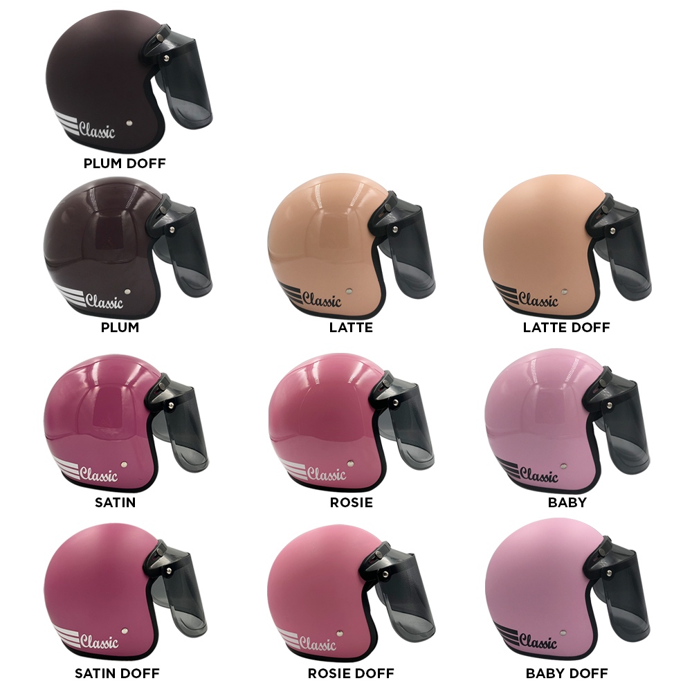 Legacy Helmet - Bogo Helmet Adult Classic Pastel Color Latest Full Neck ...