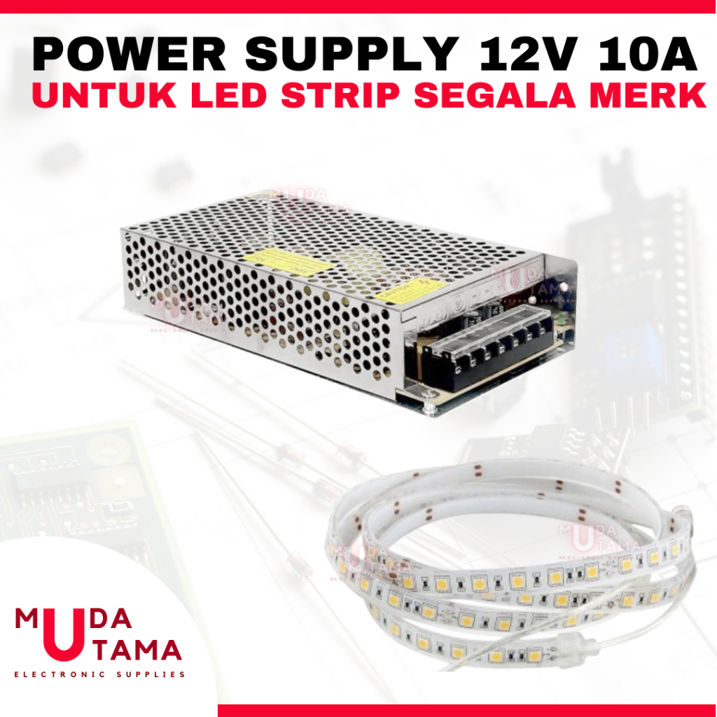 Led STRIP 12V 10A HIGH QUALITY Power Supply | 12v 10A LED STRIP Adapter ...