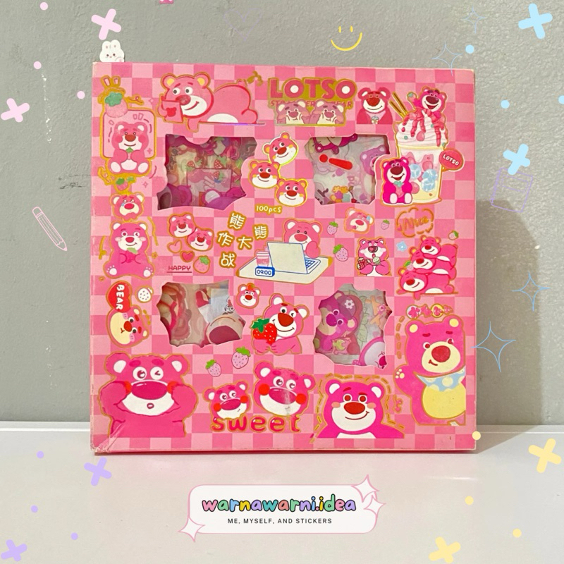 Sanrio Stickers 100Pcs - Lotso Stickers | Cute Sanrio Stickers | Shopee ...