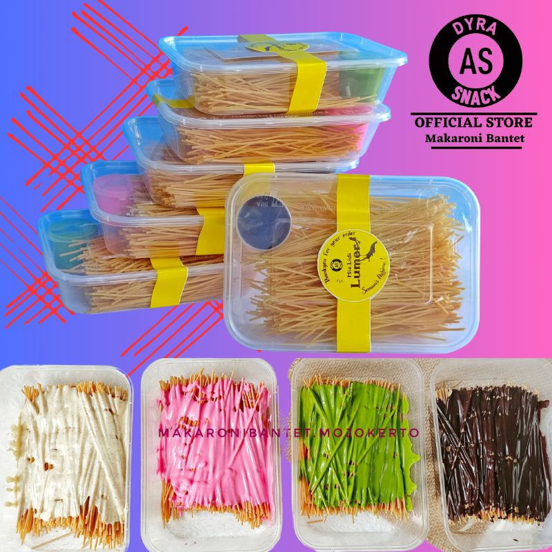 Mie Sticks, Biting noodles with melted chocolate topping, 500ml box ...