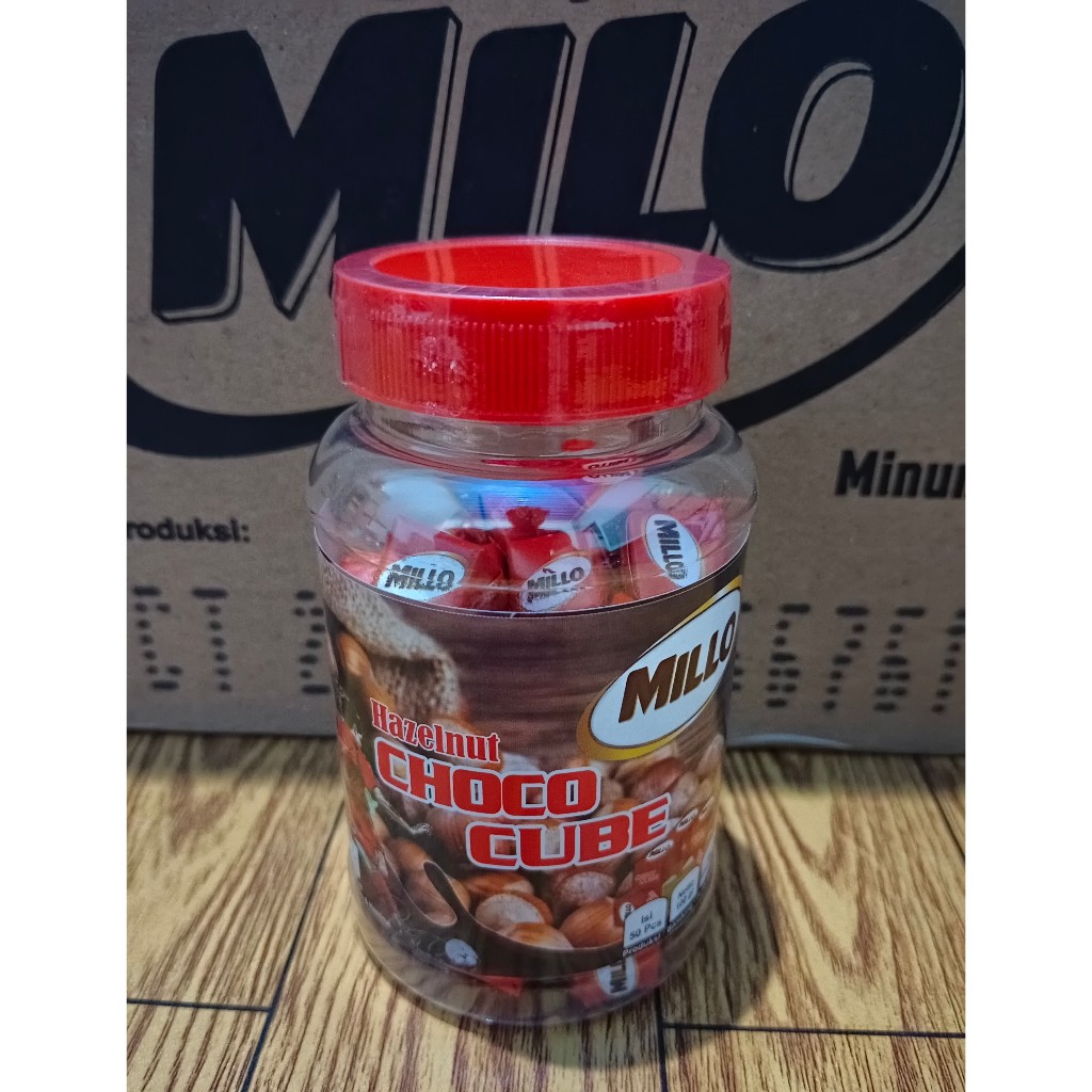 LOKAL Hazelnut Milo/Millo Cube Local 1 Jar (50 Cubes) | Shopee Malaysia