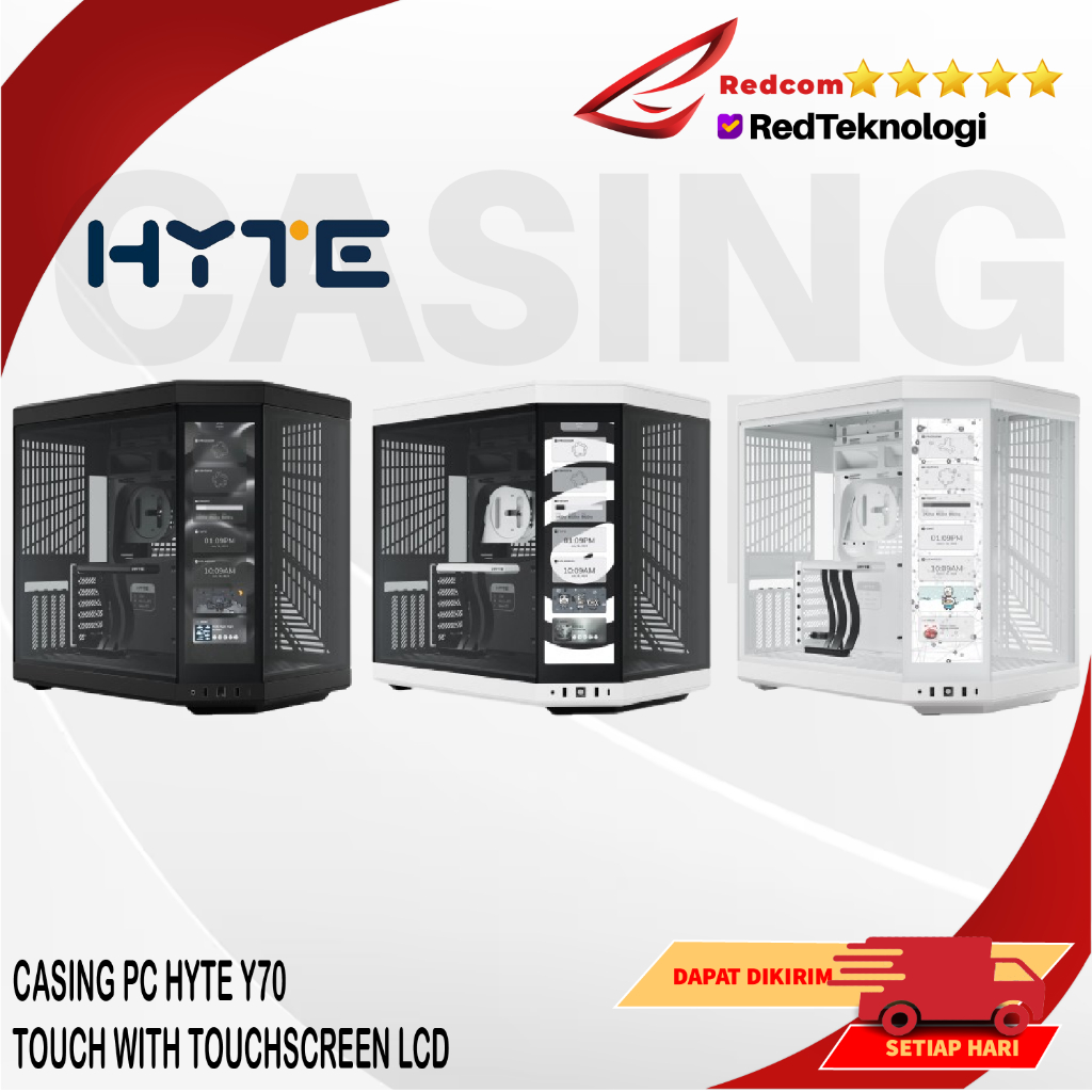 Pc Case HYTE Y70 TOUCH WITH TOUCHSCREEN LCD | Shopee Malaysia