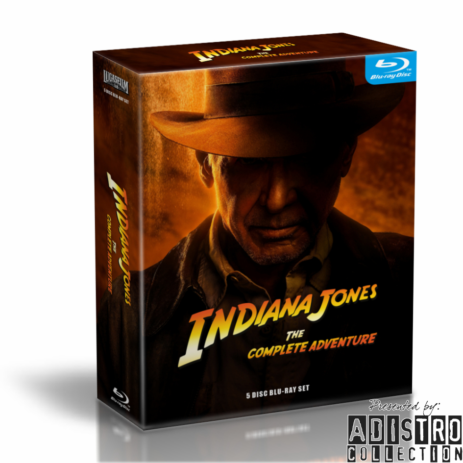 Indiana JONES Blu-Ray Movie SLIPCOVER BOX SET COMPLETE Edition | Shopee ...