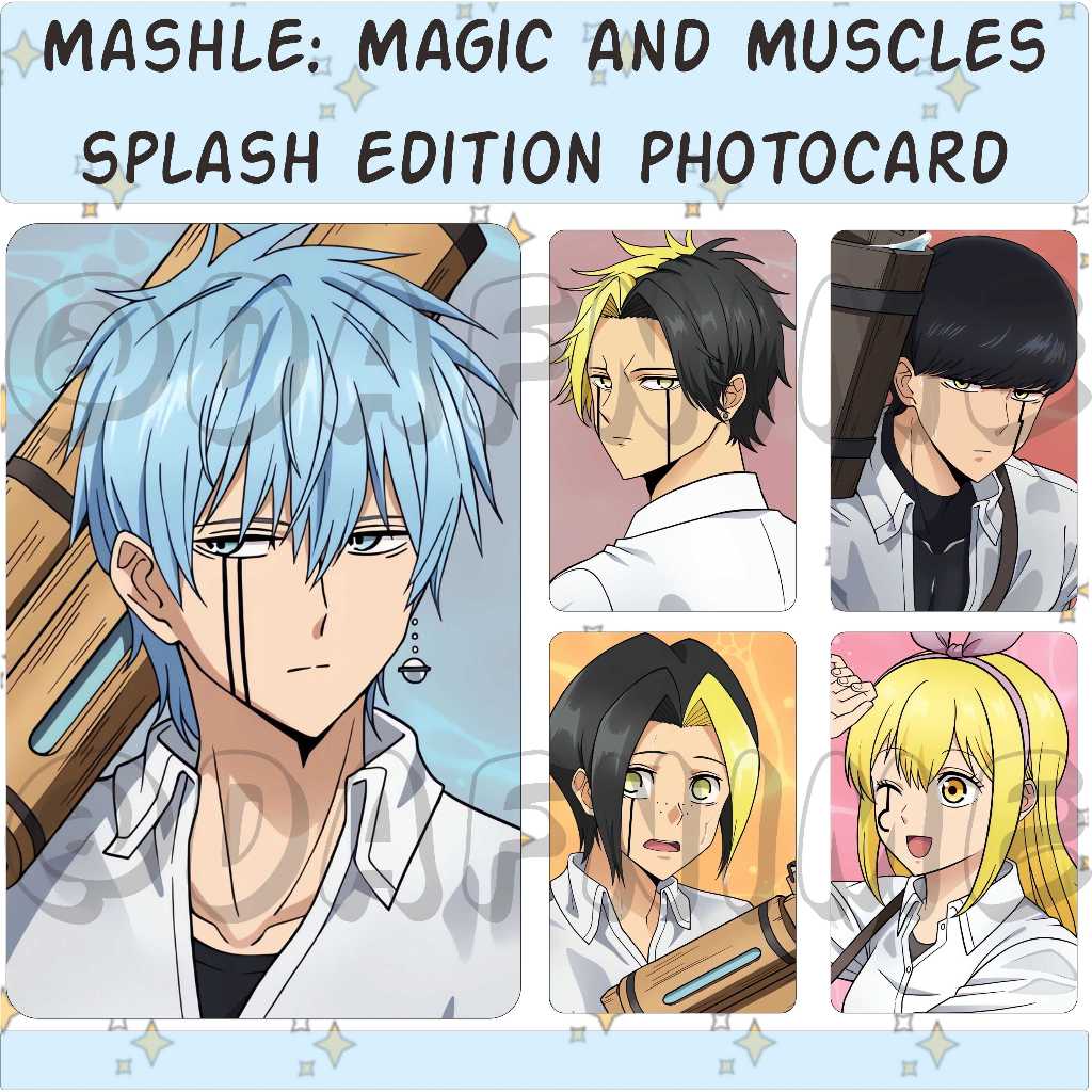 Mashle: MAGIC AND MUSCLE SPLASH EDITION PHOTOCARD ANIME | Shopee Malaysia