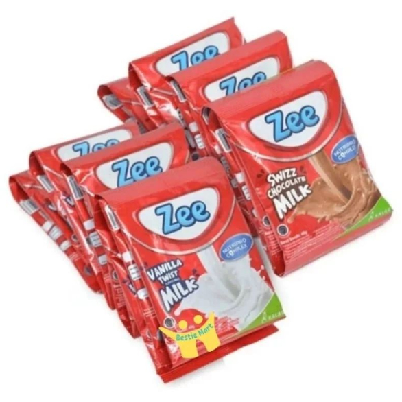 Best Seller! Zee Milk Swizz Chocolate Vanilla Twist 10x40gr | Shopee ...