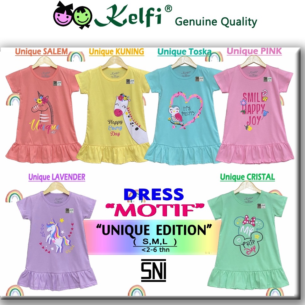 Shopping Here 22 KELFI DRESS MOTIF Children Ages 2 6 Years UNIQUE ...