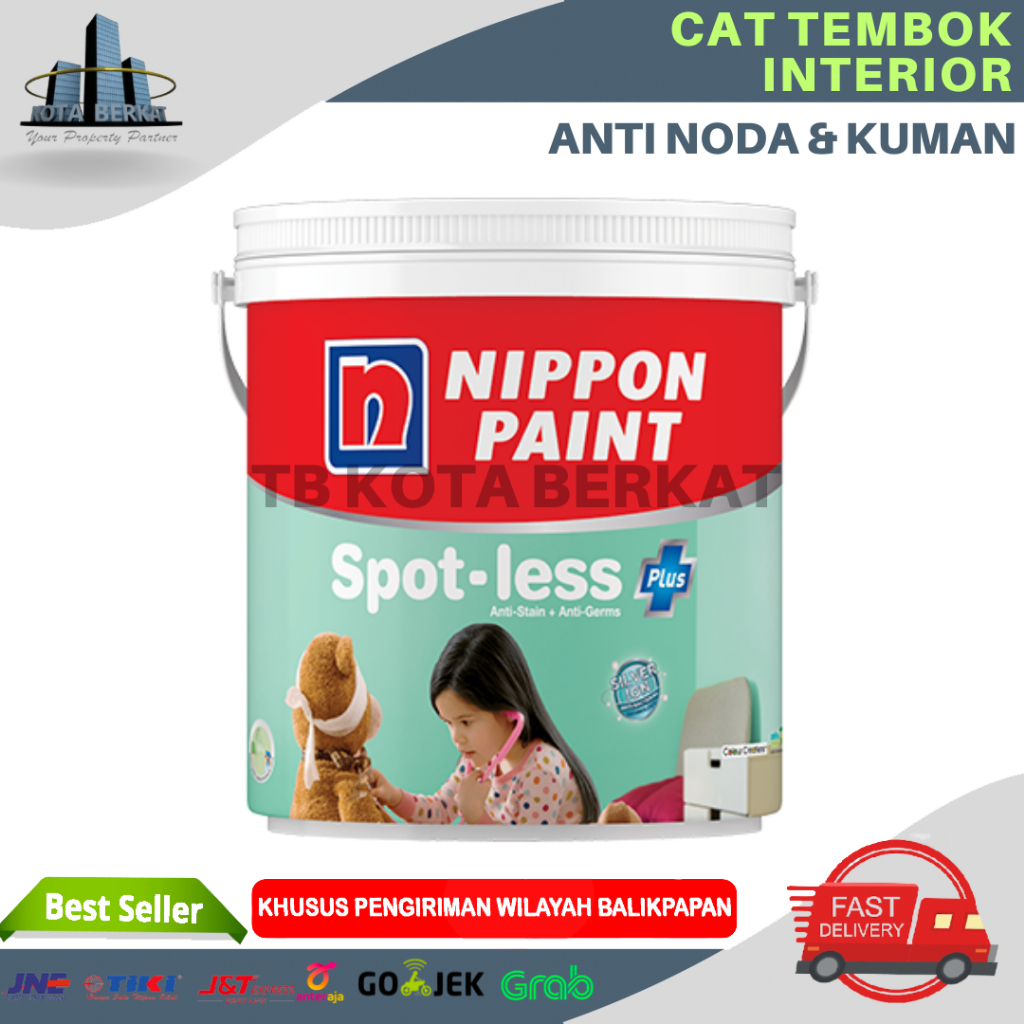 Interior WALL PAINT / SPOT-LESS NIPPON PAINT PLUS (+) 1L | Shopee Malaysia