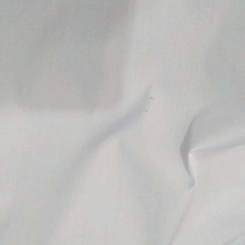 PUTIH Special WHITE TETORON FABRIC METER (PRICE PER 0.5 METER) | Shopee ...