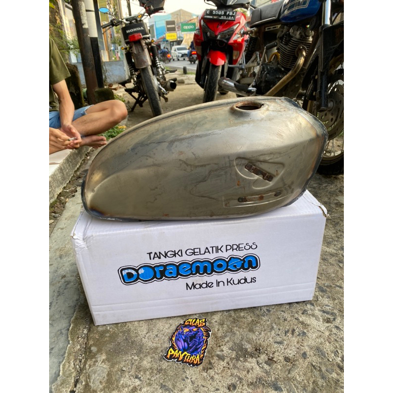 Glatik CB Tengki Tank 100 Pres Doraemon kudus new full press | Shopee ...