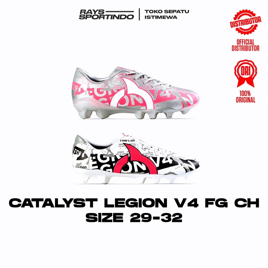 LEGION V4 FG CH CHILDREN'S FOOTBALL SHOES | Shopee Malaysia