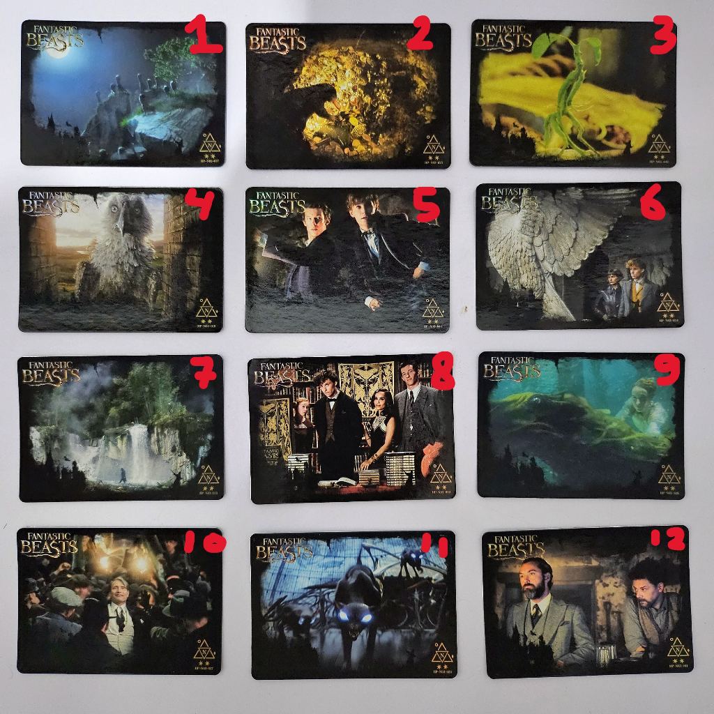 [OFFICIAL Wizarding WORLD] Fantastic Beast Collection Card Original ...
