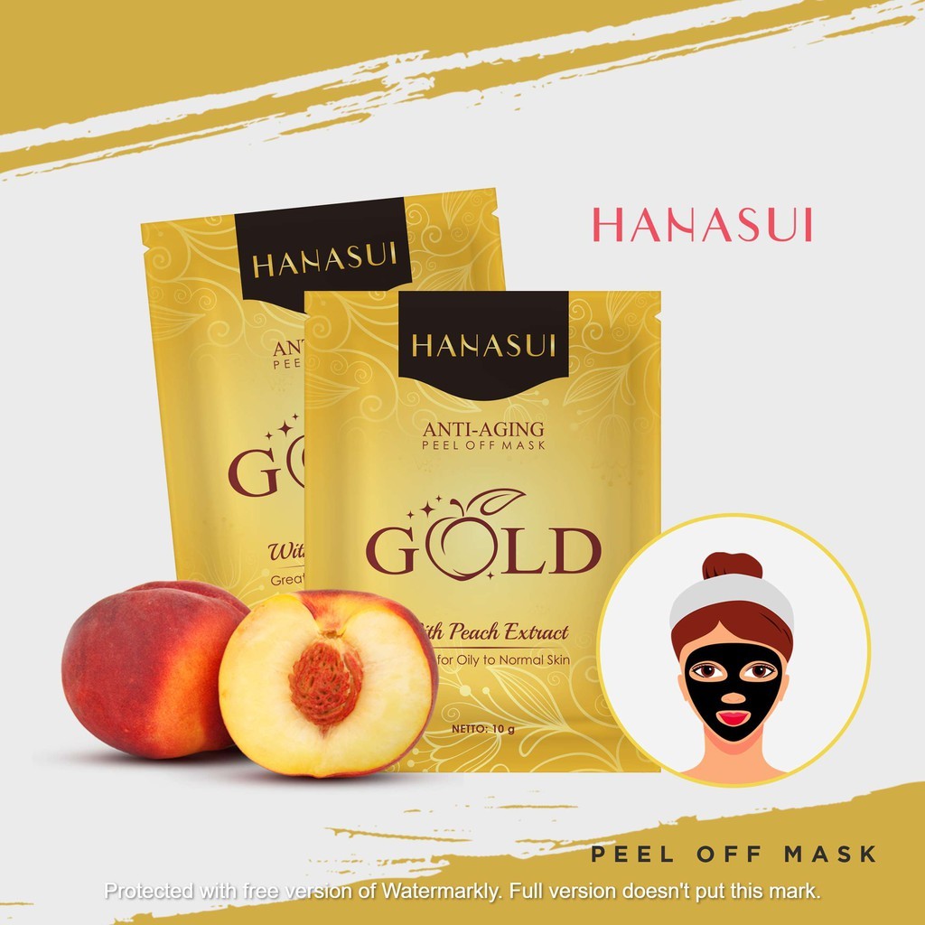 Hanasui Peel Off Mask - 10 gram Sachet | Shopee Malaysia