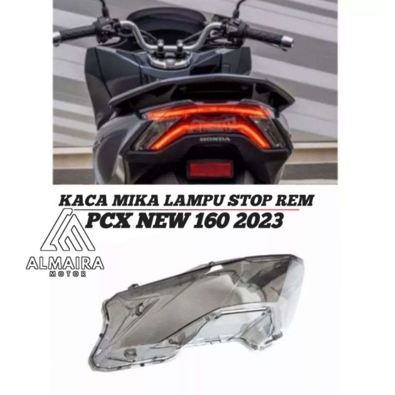 Honda PCX 160 new 2023 brake stop glass original smoke mica glass ckd ...