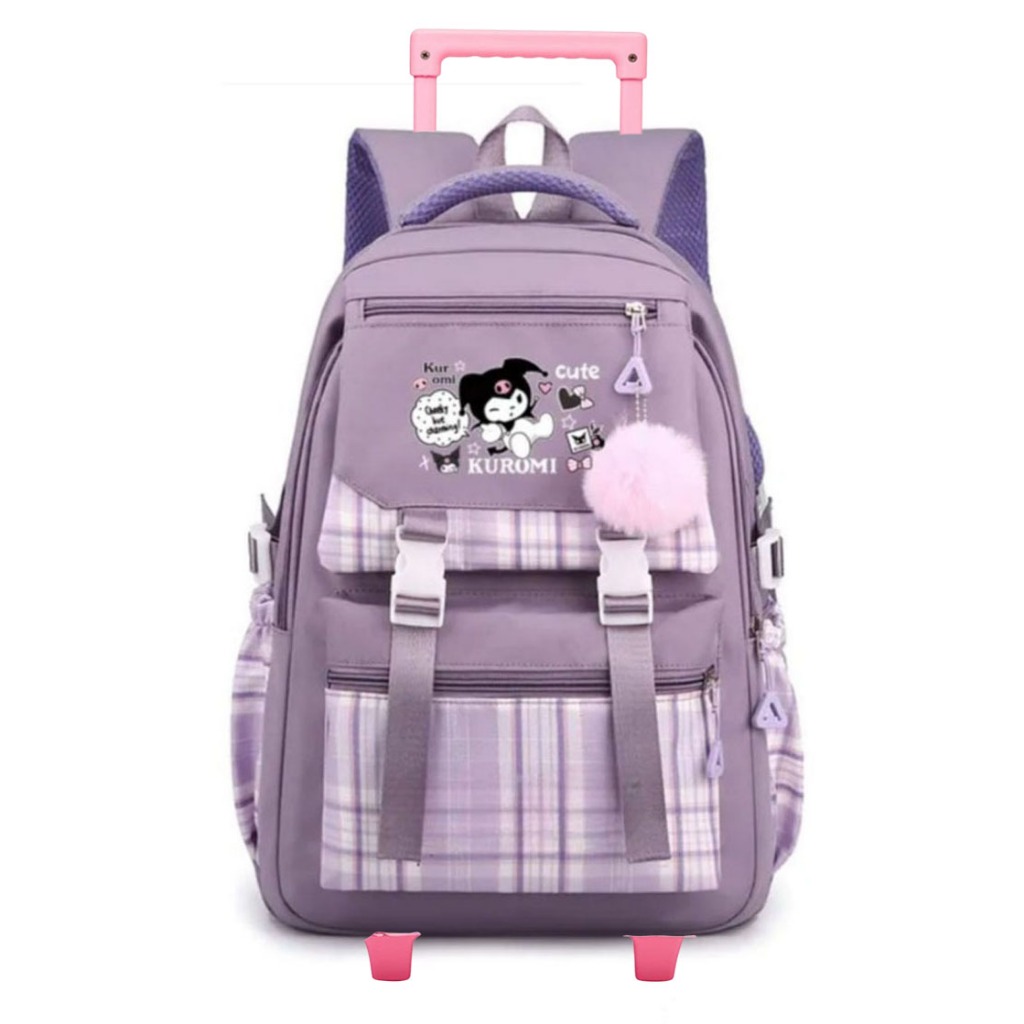 GANTUNGAN Kuromi sanrio School Trolley Bag Without Hanger Women's ...