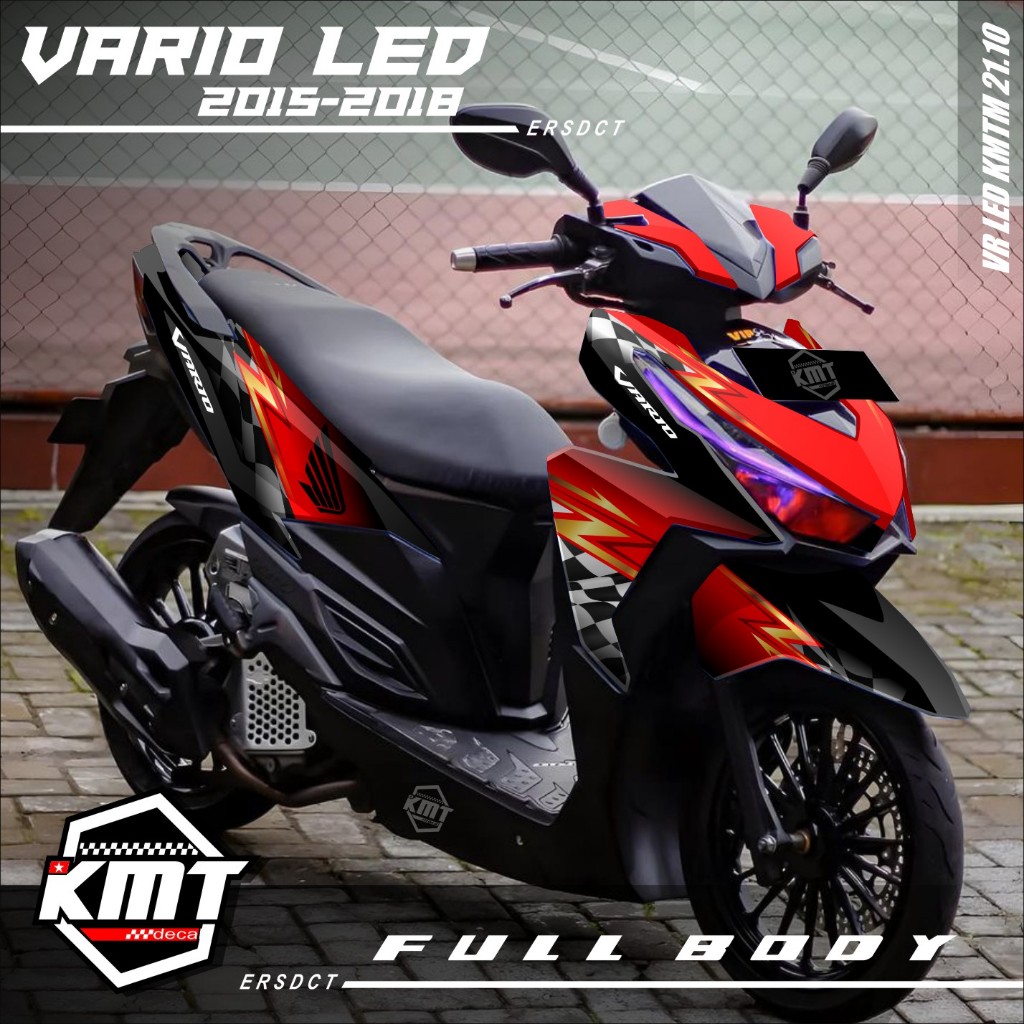 Decal Sticker Honda Vario 125 150 Led Fullbody 2015 2016 2017 2018 ...