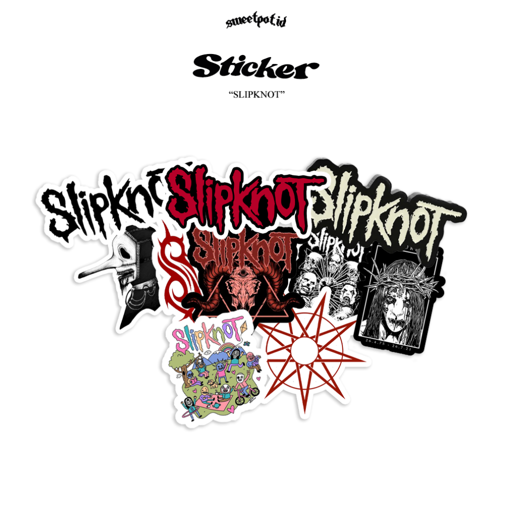 Slipknot EDITION STICKER / PUNK STICKER / PUNK / HARDCORE / BIJIAN ...