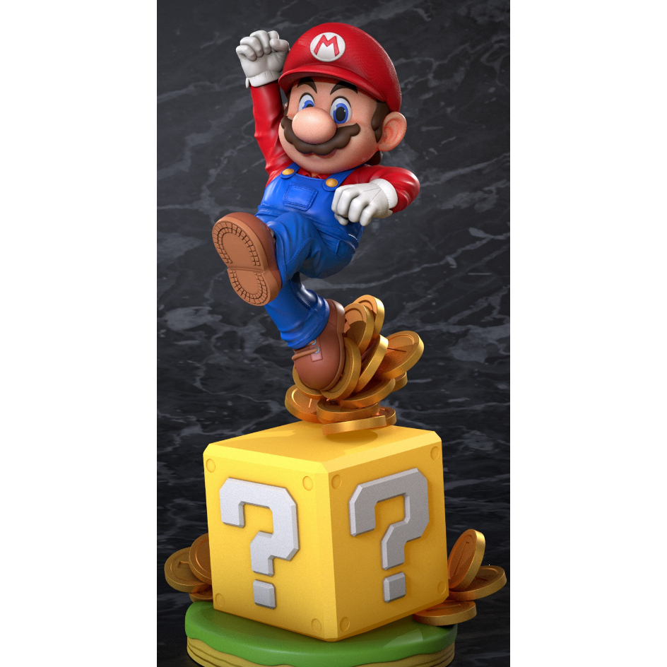 Miniature Figure SUPER MARIO BROS 1/64 HO 1/87 diorama for diecast ...