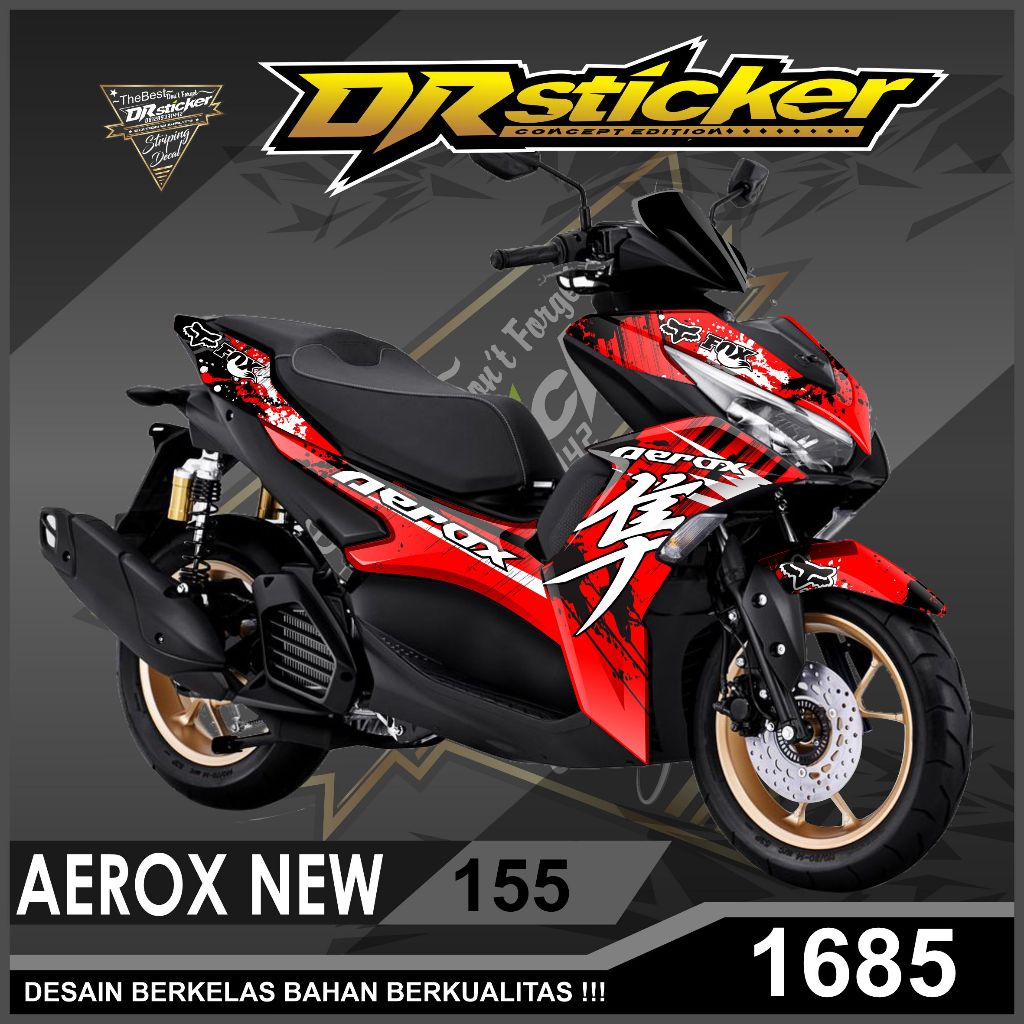 Decal Motorcycle aerox 155 Decal aerox New 155 full body Sticker aerox ...