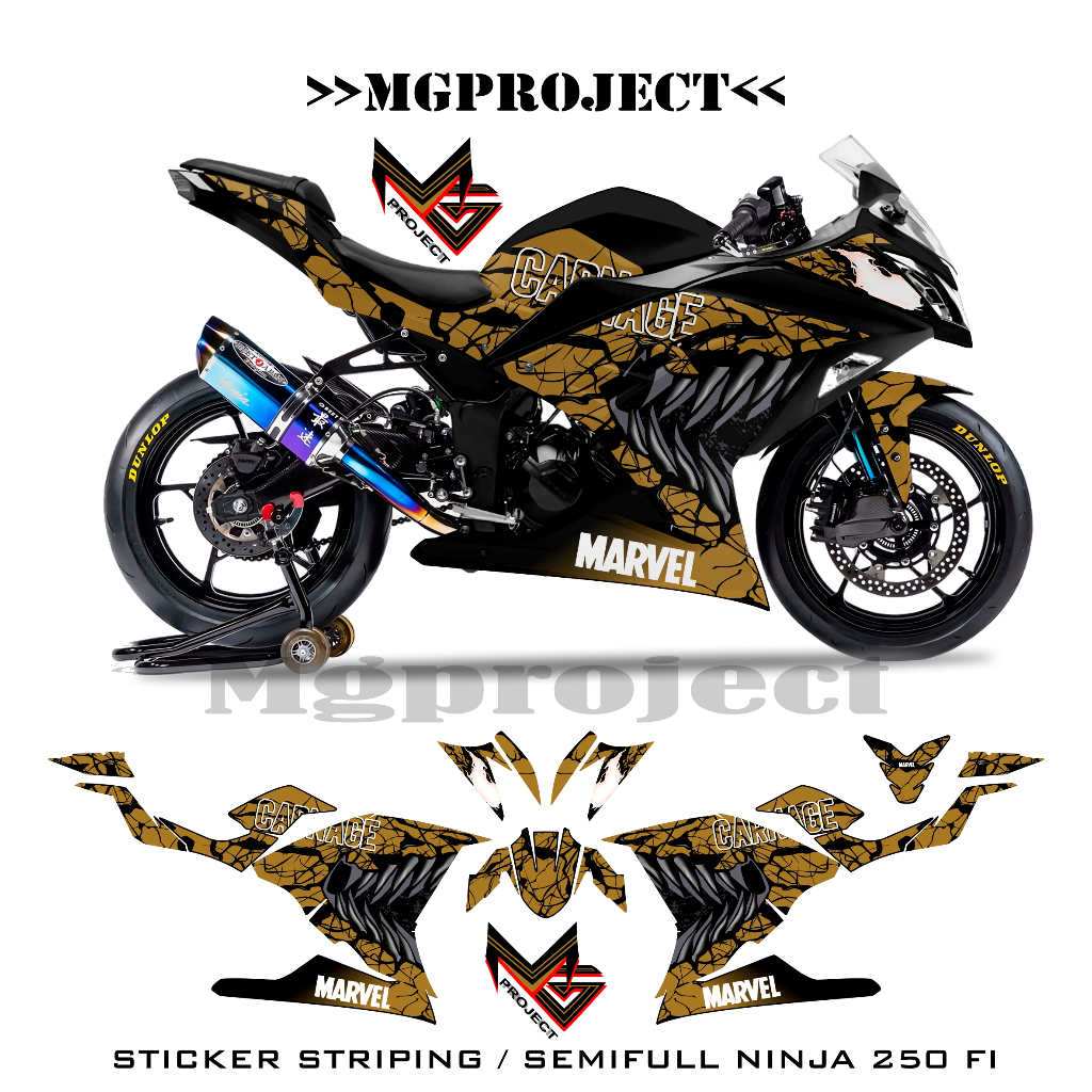 Ninja fi 31, striping ninja 25 fi tribal shark, kawasaki ninja fi 250 ...