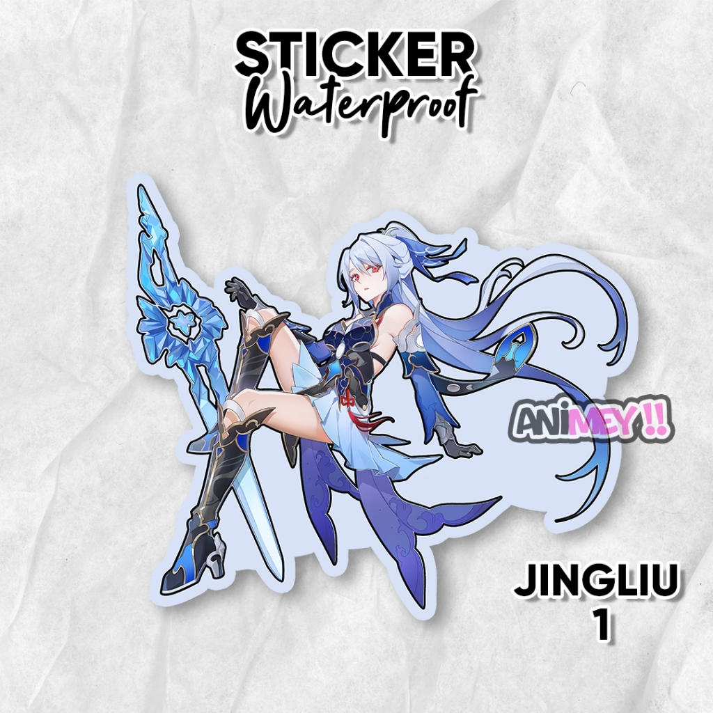 Jingliu Honkai Star Rail Sticker/Waterproof Anime Sticker | Shopee Malaysia