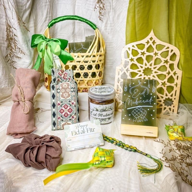 (Raya Hampers) Unique Woven Bamboo Eid Al-Fitr Hampers/Ramadan Gifts ...