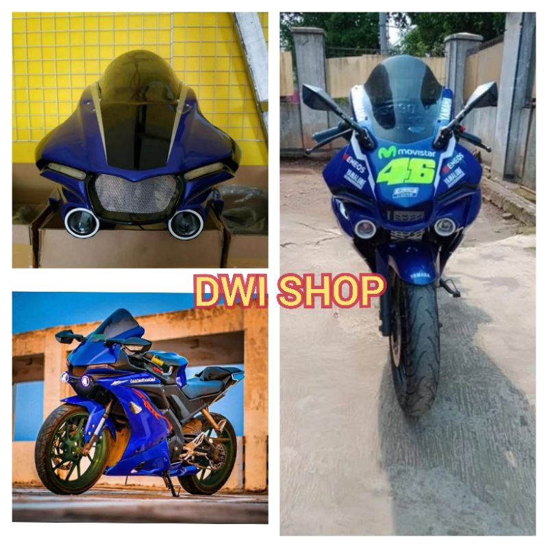 Headlamp Yamaha R15 v3 vva Custom model R1 | Shopee Malaysia