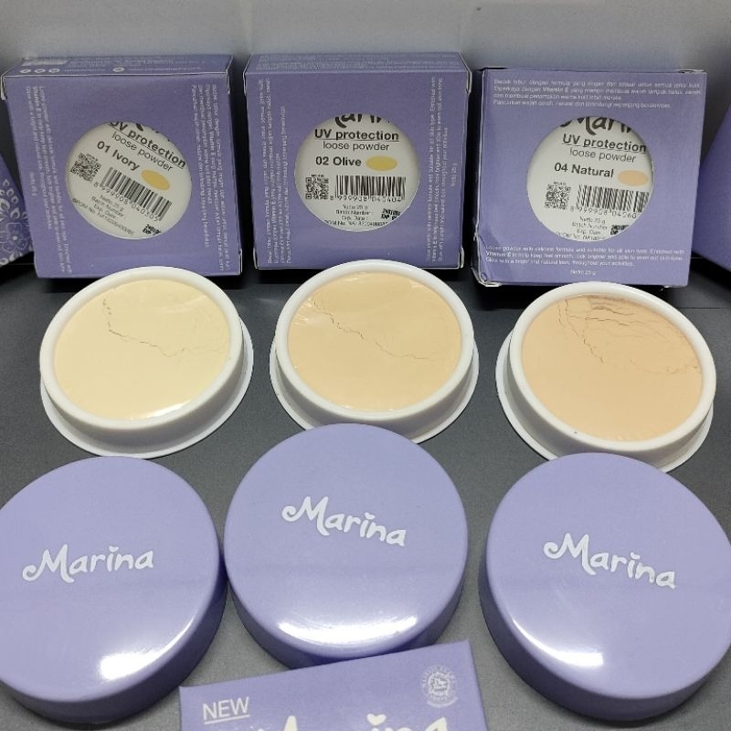 Marina UV Protection Loose Powder 25g | Shopee Malaysia