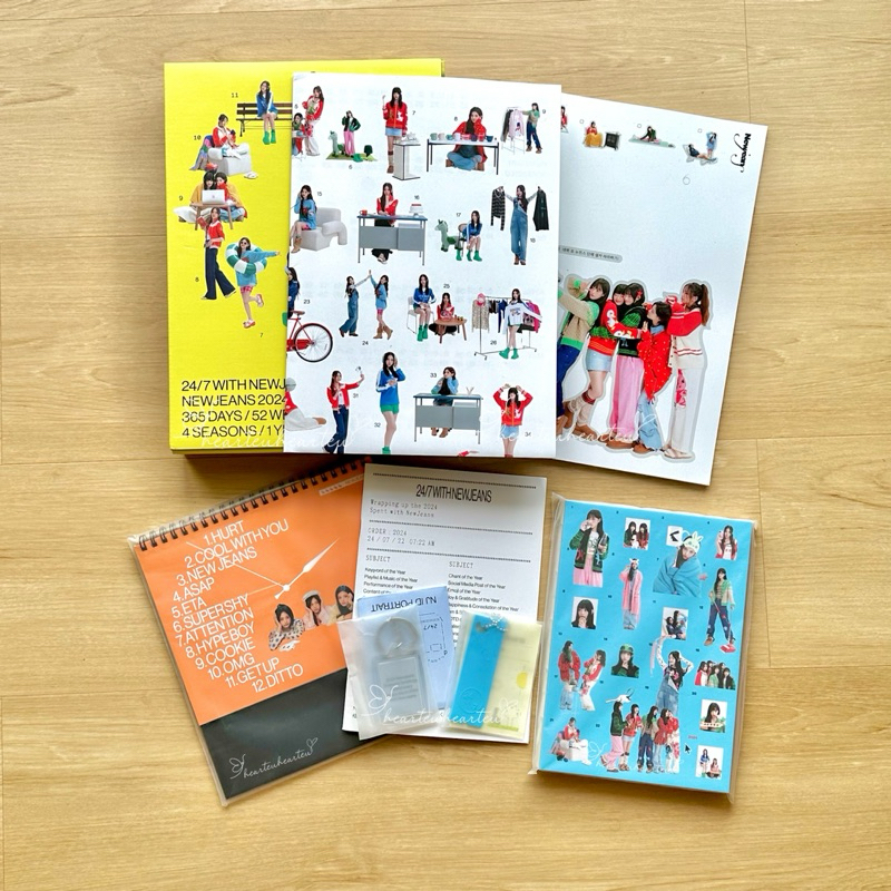 [OFFICIAL] -- Sharing SG24 NJZ / MHDHH /NEWJEANS 2024 SEASON GREETINGS Hanni Hyein Haerin Minji ...