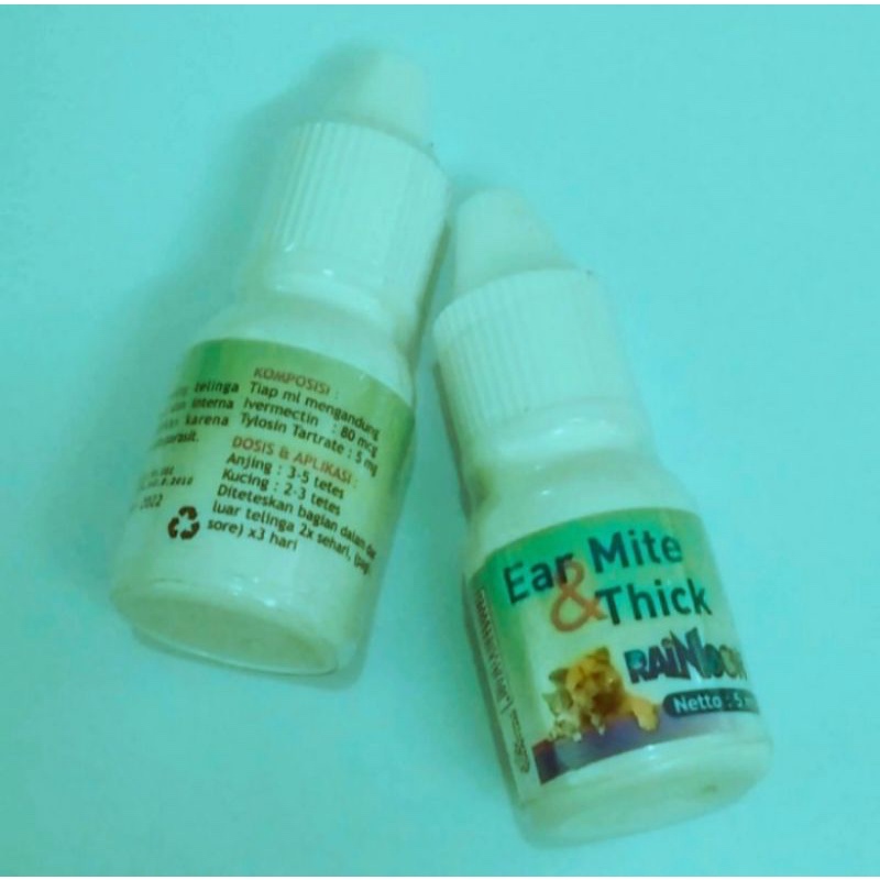 Mite EAR FLEA DROPS 5ml CAT DOG RAINBOW EAR MITE | Shopee Malaysia