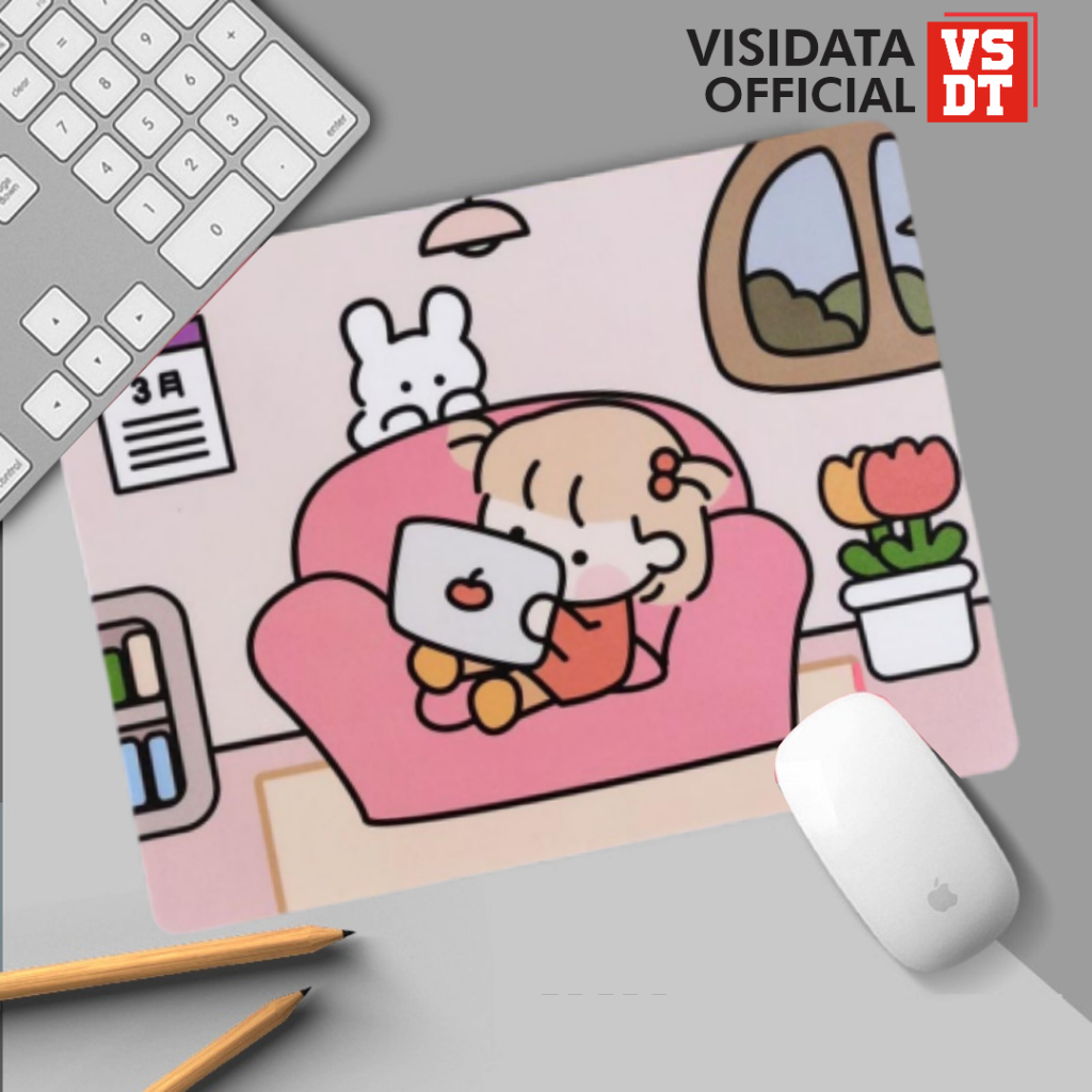 Mousepad KAWAII GIRL Cute Mouse pad KAWAI Mouse pad Size 24x20cm ...