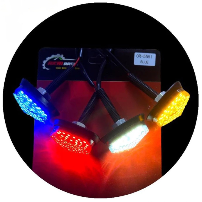 Akai Racing Oval Led Sen Lamp Model Gma Tst Universal R15,Cbr150r,Gsx ...
