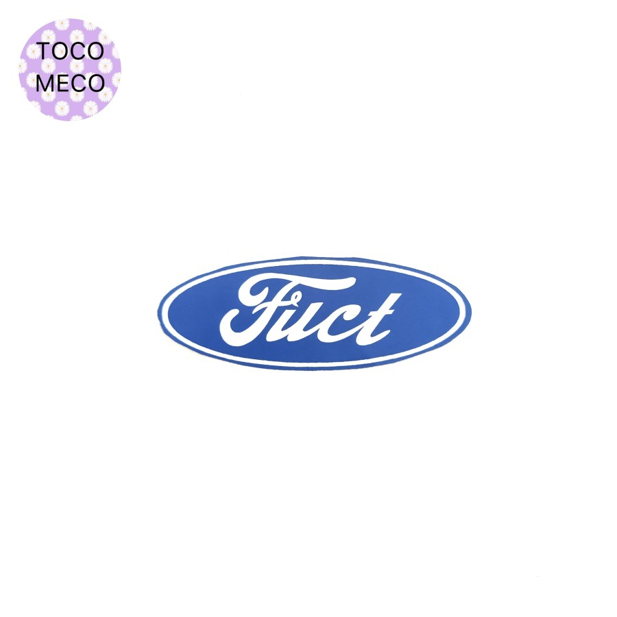 FUCT Ford ouval logo sticker streetwear sticker | Shopee Malaysia