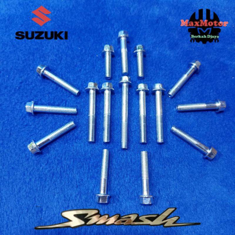 MESIN Magnetic Clutch Block Engine Bolt Right Left Suzuki Smash 110 ...