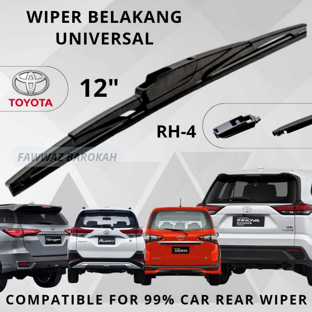 Toyota Innova Sienta Fortuner Rush Wish Land Cruiser Rear Wiper Blade ...