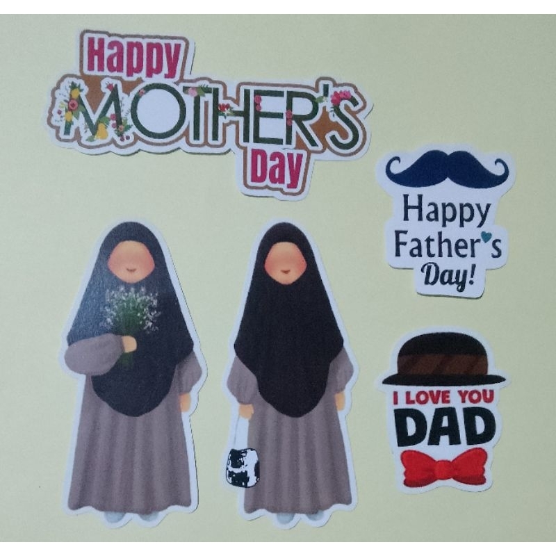Greeting cards and toper happy father day and happy mother day (father ...