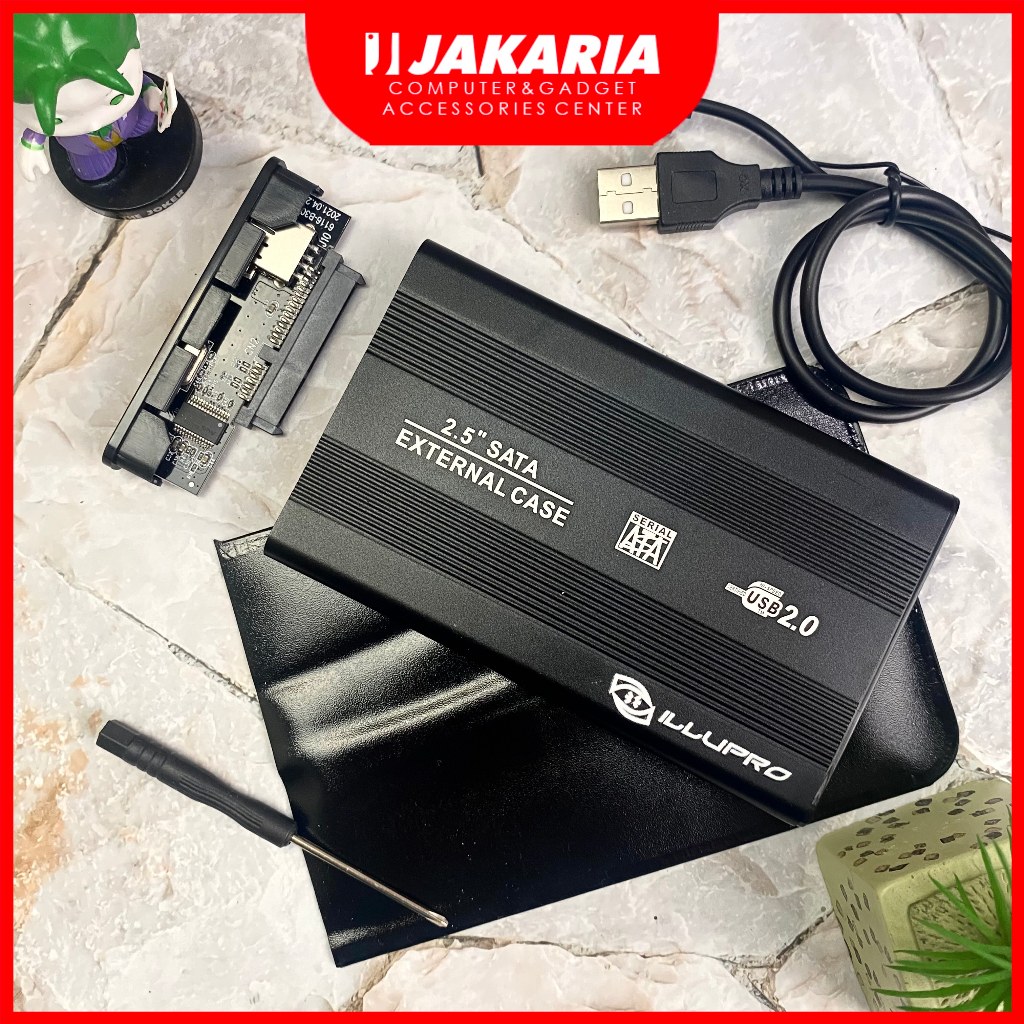 Illupro Casing Hardisk External 2.5 SATA Hard Disk 2.5" USB 2.0 HDD SSD ...