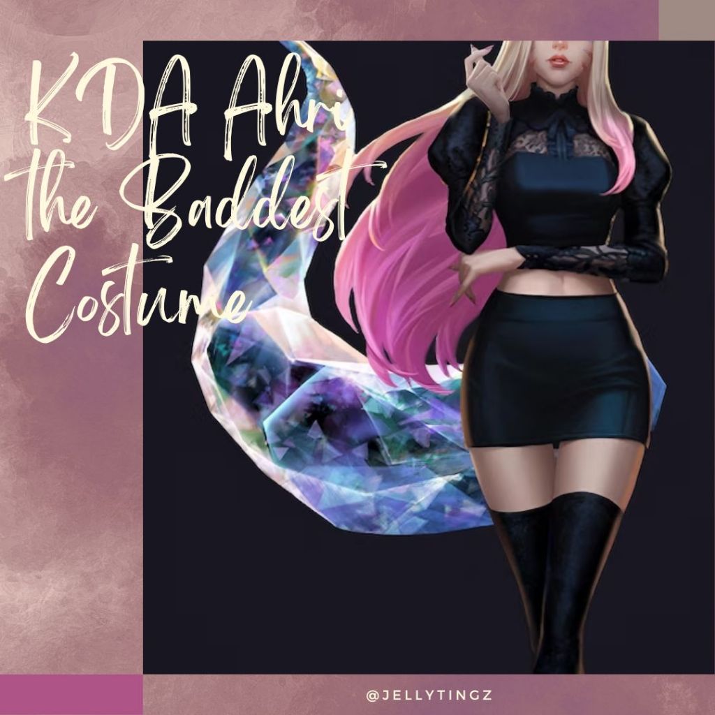 Costume Cosplay League of Legends Ahri KDA The Baddest | Shopee Malaysia