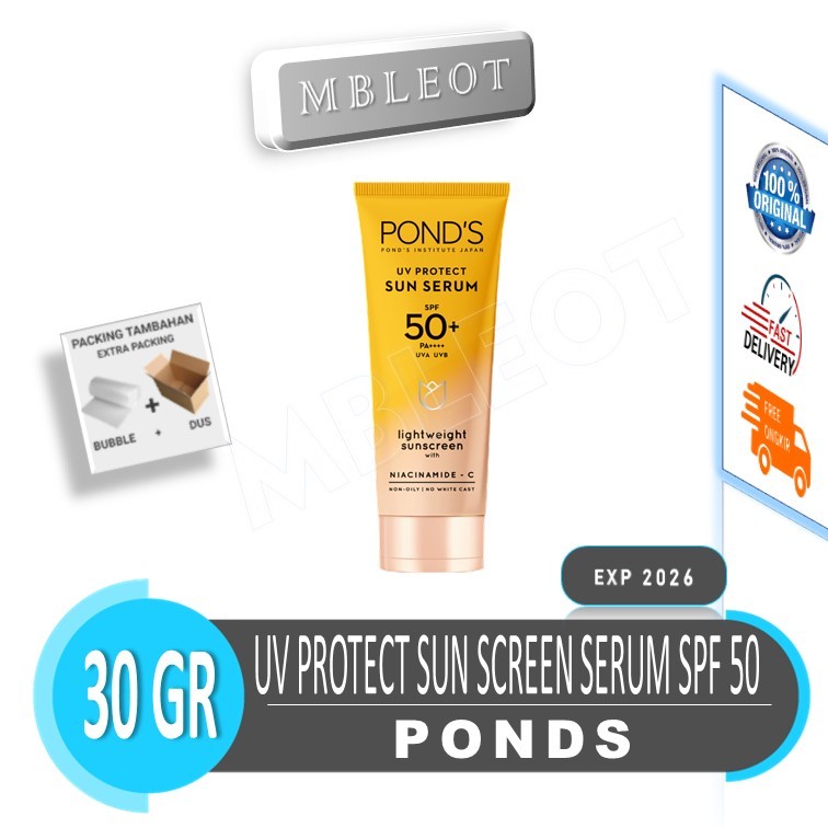 Ponds UV Protect Sun Screen Serum Spf 50 30Gr | Shopee Malaysia