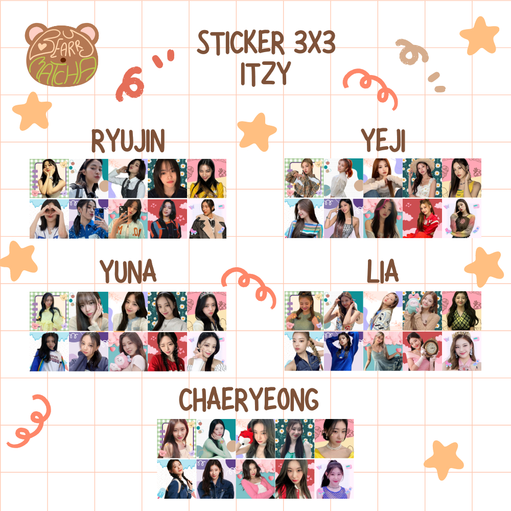 Contains 50 ITZY stickers | Shopee Malaysia