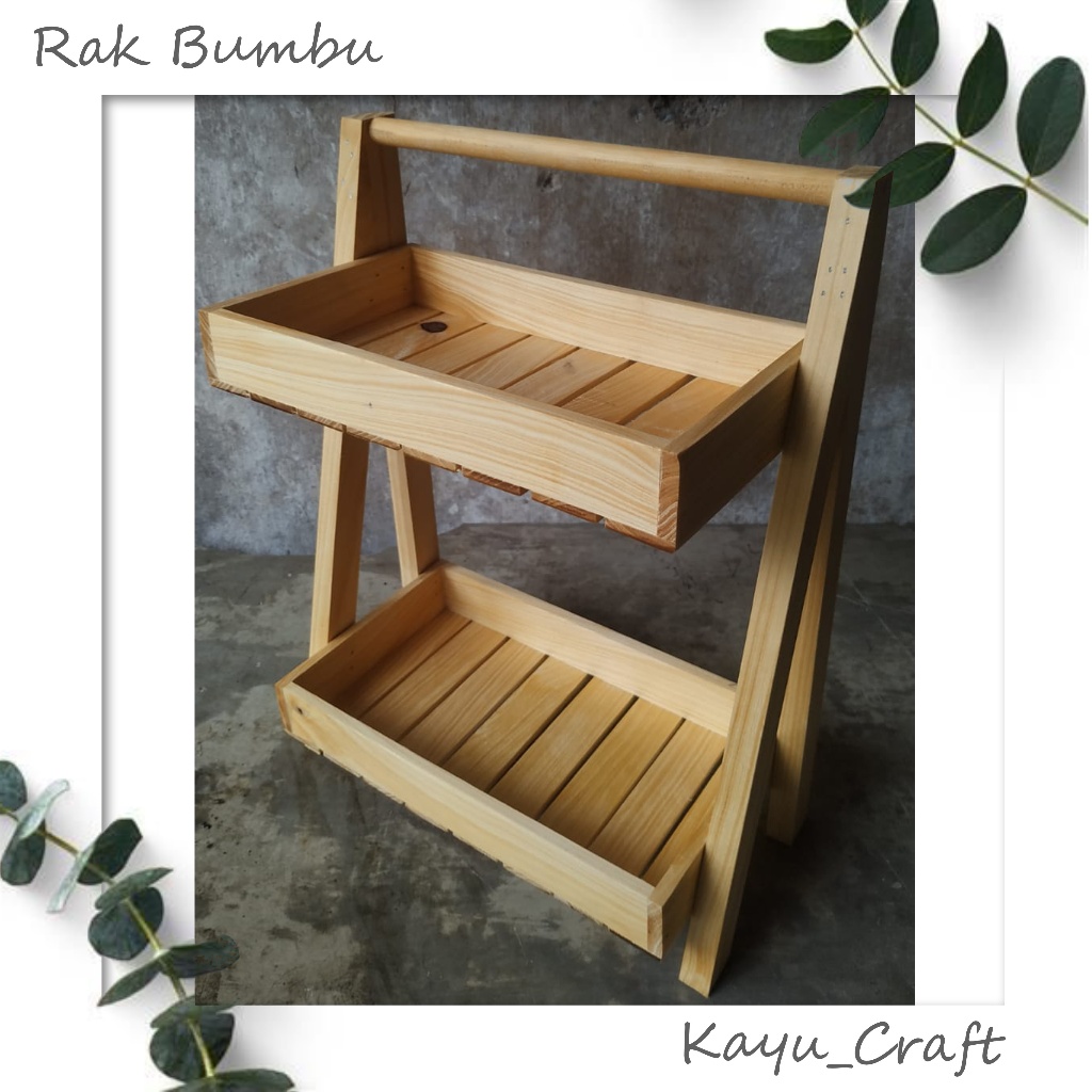 KAYU Japandi | Scandinavian | Full wooden onion rack | Stacking kitchen ...