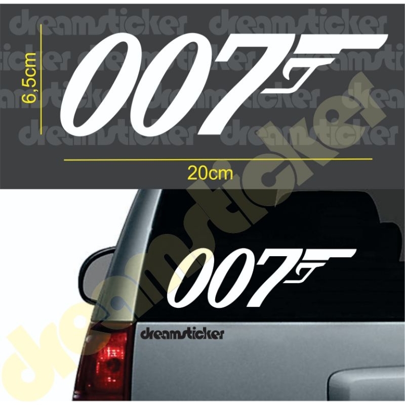 Cutting Sticker 007 James Bond Logo Sticker | Shopee Malaysia