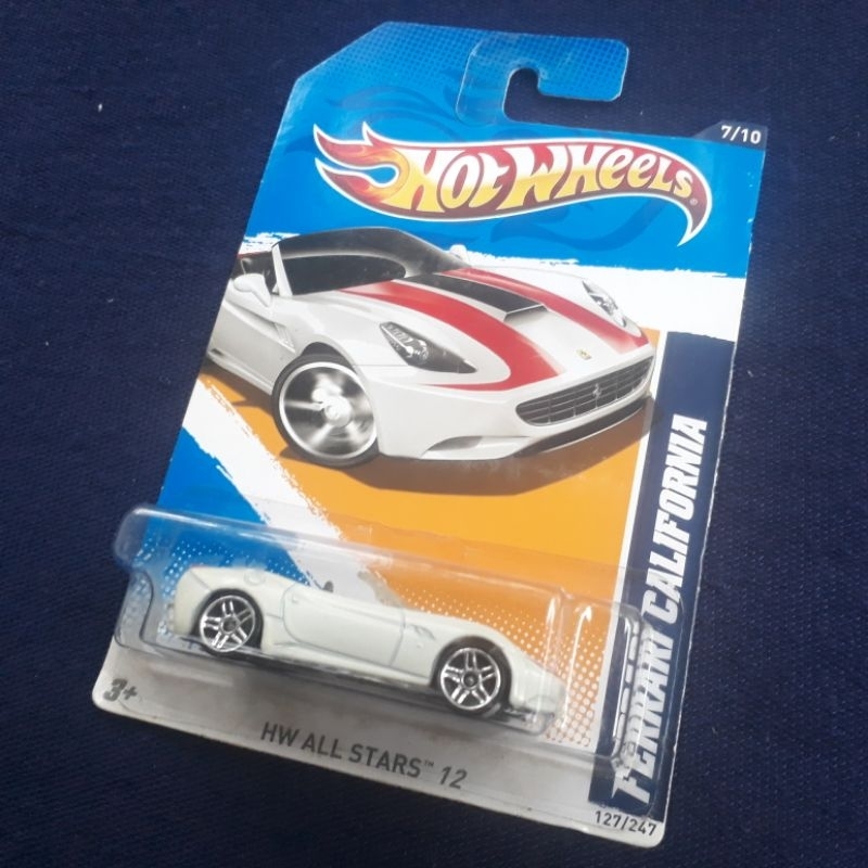 PUTIH Diecast Hot Wheels HW All Stars 12 Ferrari California White ...