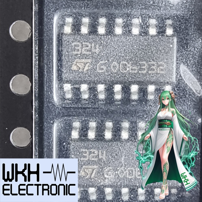 Original LM324 LM324M LM324DR LM324DT SMD Quad Opamp SOP-14 IC | Shopee Malaysia