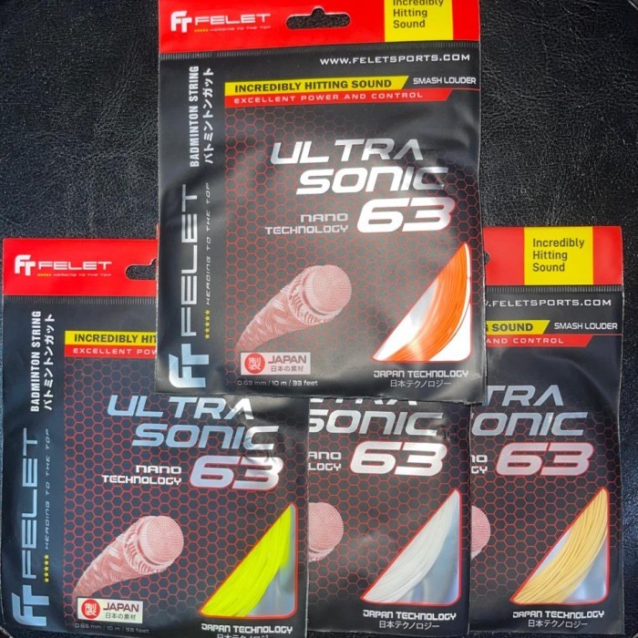 Felet ULTRA SONIC 63 Strings/FELET Strings ORIGINAL BADMINTON Strings ...