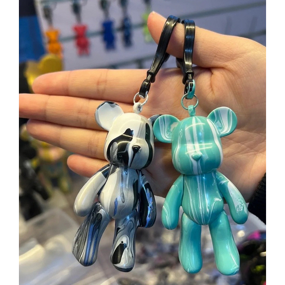 GANTUNGAN Bear Keychain / Diy Keychain Set / Diy Keychain / Mini Bear ...