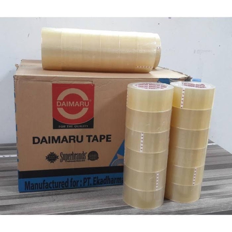 Daimaru Clear Duct Tape 48mmx100m / Daimaru Transparent OPP | Shopee ...