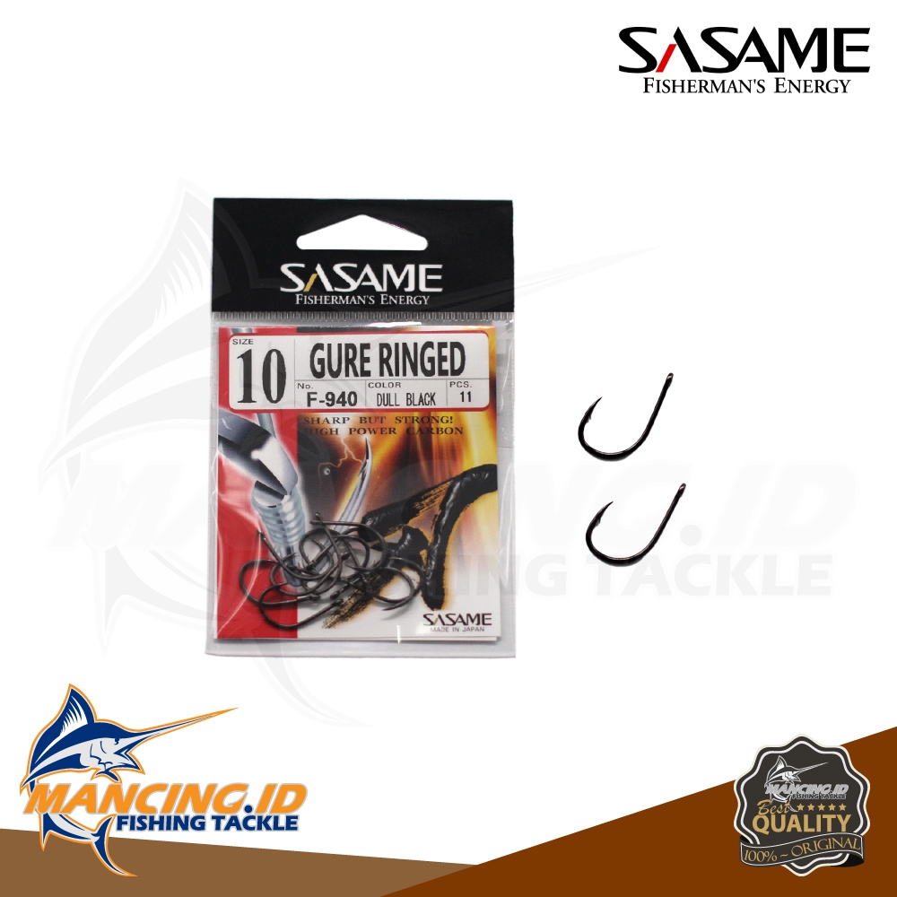 Sasame Gure Ringed F-940 Carbon Hook Fishing Hook Made In Japan ...