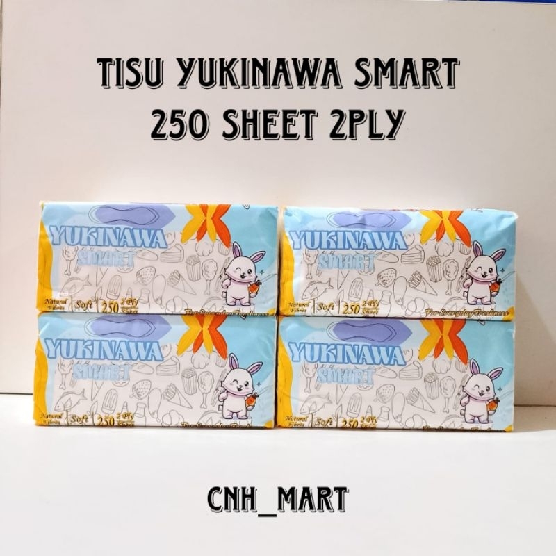 Yukinawa Tissue 250 Sheets Facial 2 Play Facial Smooth Soft (Price 1 ...