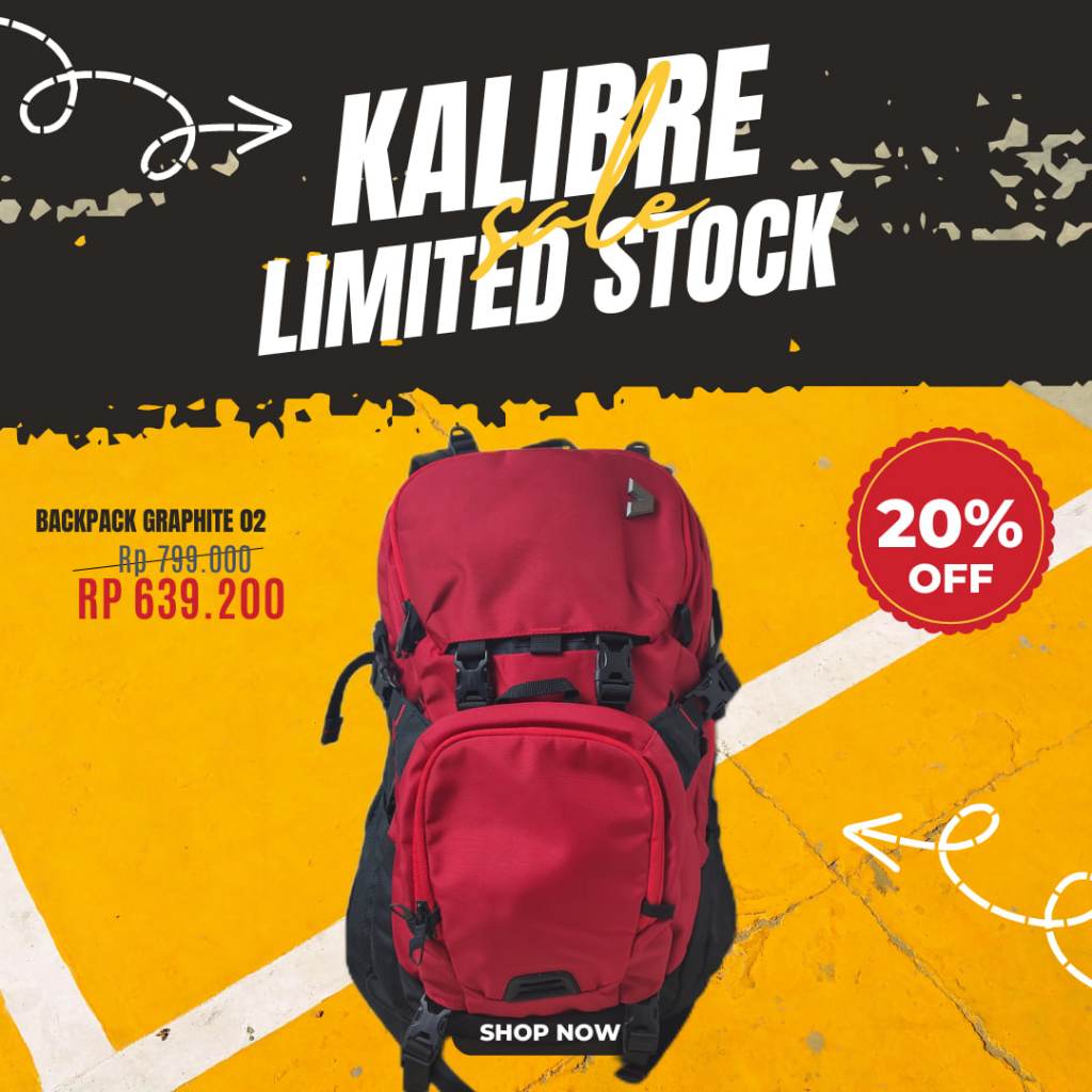 KALIBRE Backpack Graphite 02 21L Art 910995611 | Shopee Malaysia